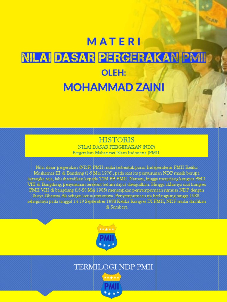 Materi NDP Pmii | PDF