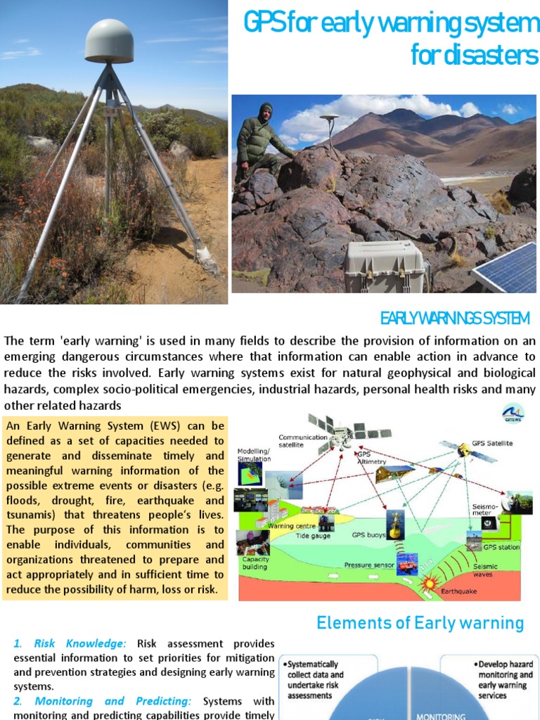 GPS-Based Disaster Early Warning | PDF | Hazards | Volcano