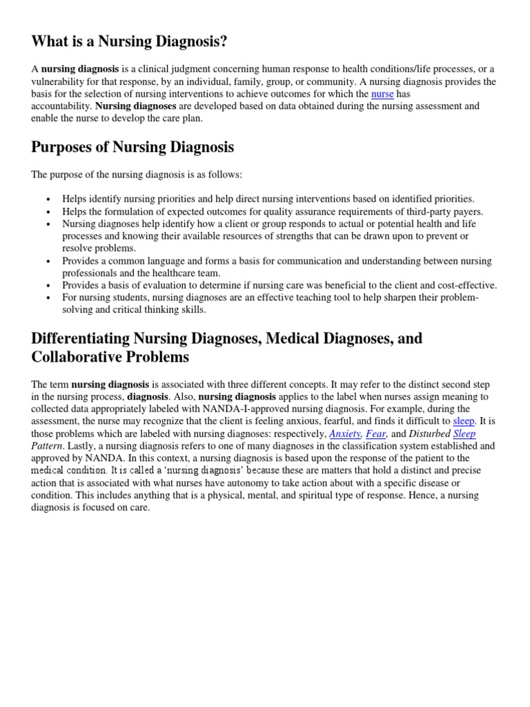 NCP Nursing Diagnosis | PDF | Medical Diagnosis | Nursing