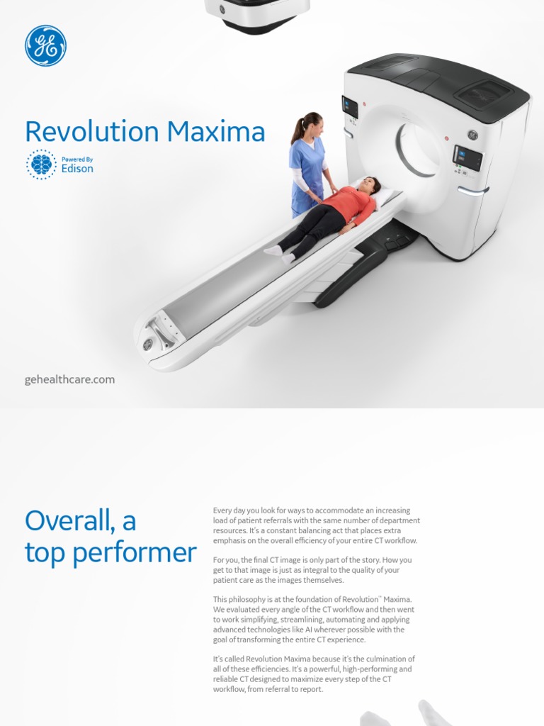 GEHC Revolution Maxima Brochure | PDF | Ct Scan | Medical Imaging
