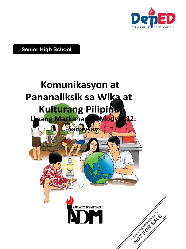 Komunikasyon-At-Pananaliksik11 Q1 Module12 08082020 | PDF