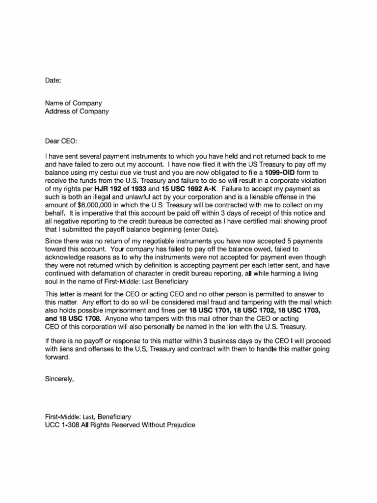 Sample Letter-to-CEO | PDF