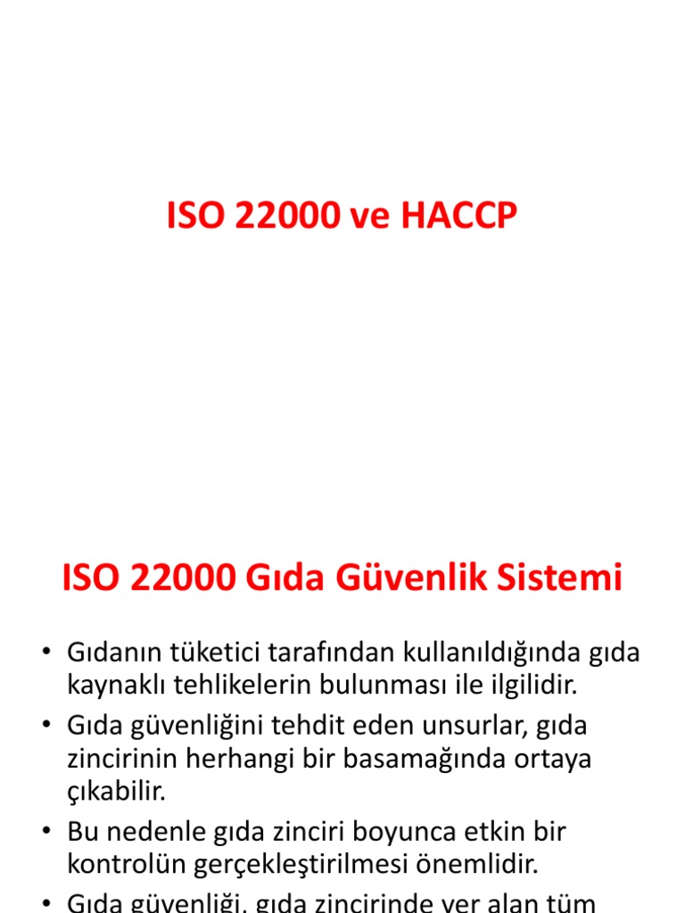 Iso 22000 | PDF