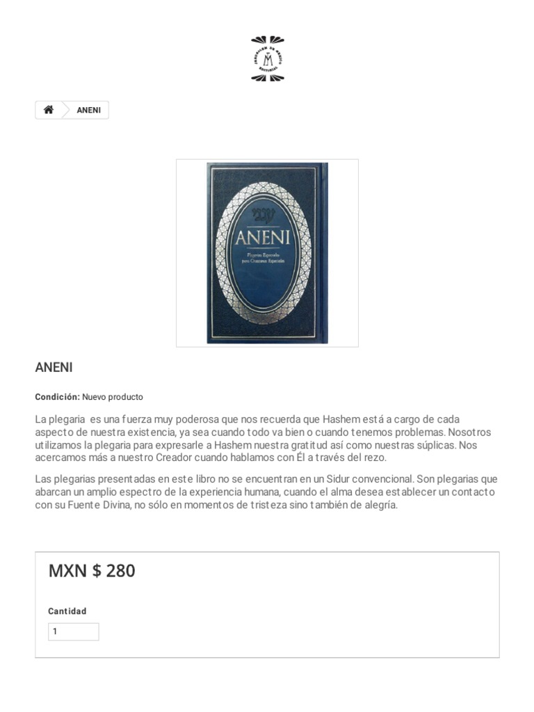 ANENI - Editorial Jerusalem de México | PDF