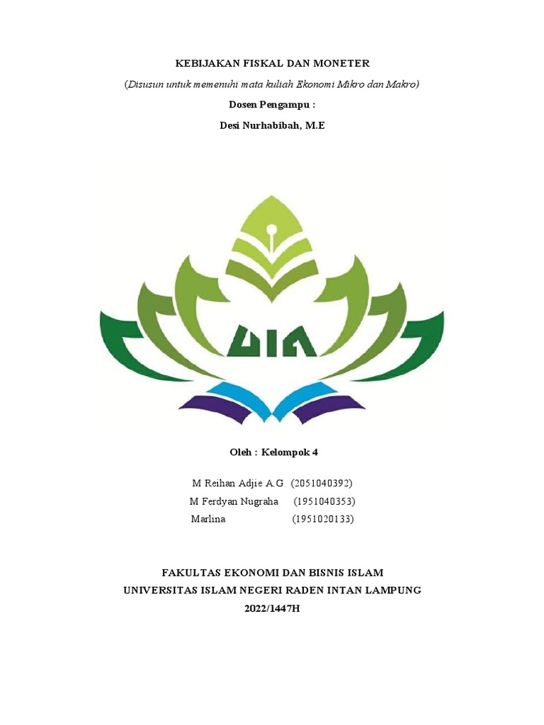 Kebijakan Fiskal dan Moneter dalam Ekonomi | PDF