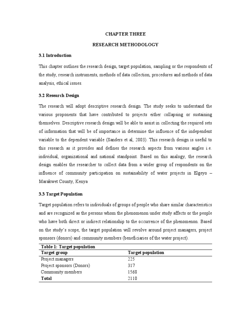 Chapter Three | PDF | Statistics | Sampling (Statistics)
