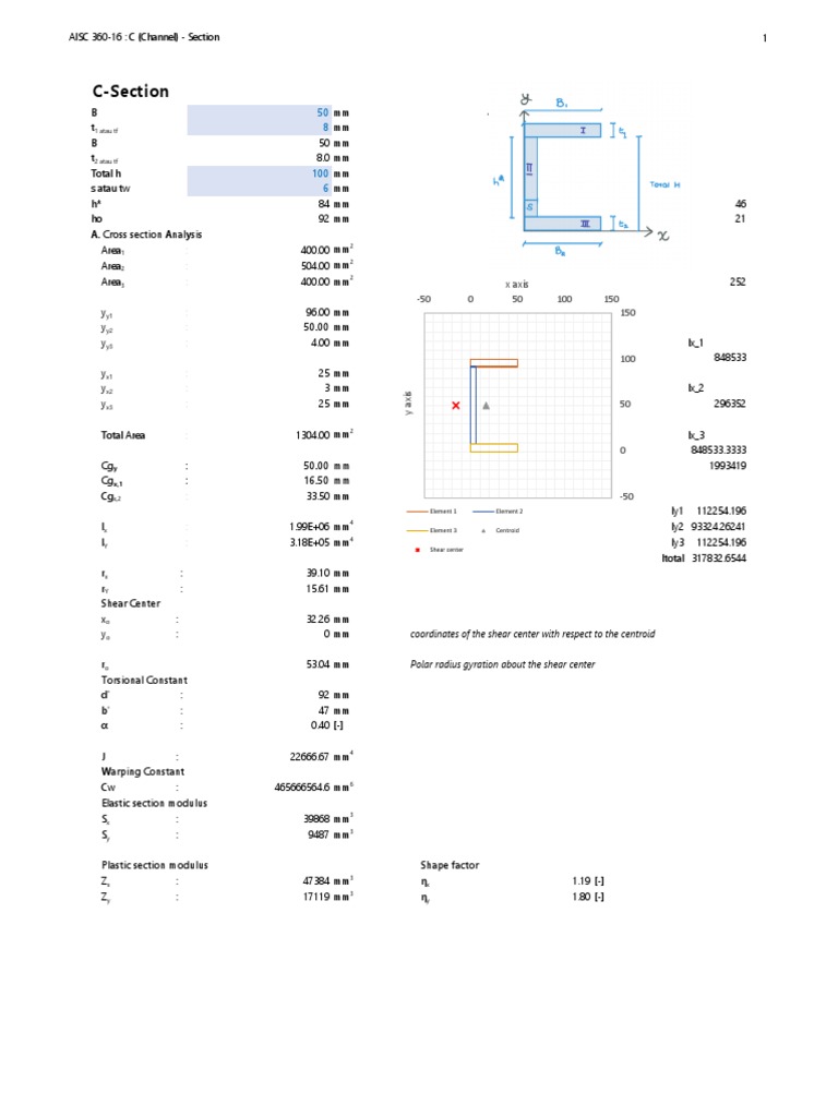 C1 C Section | PDF | Buckling | Continuum Mechanics