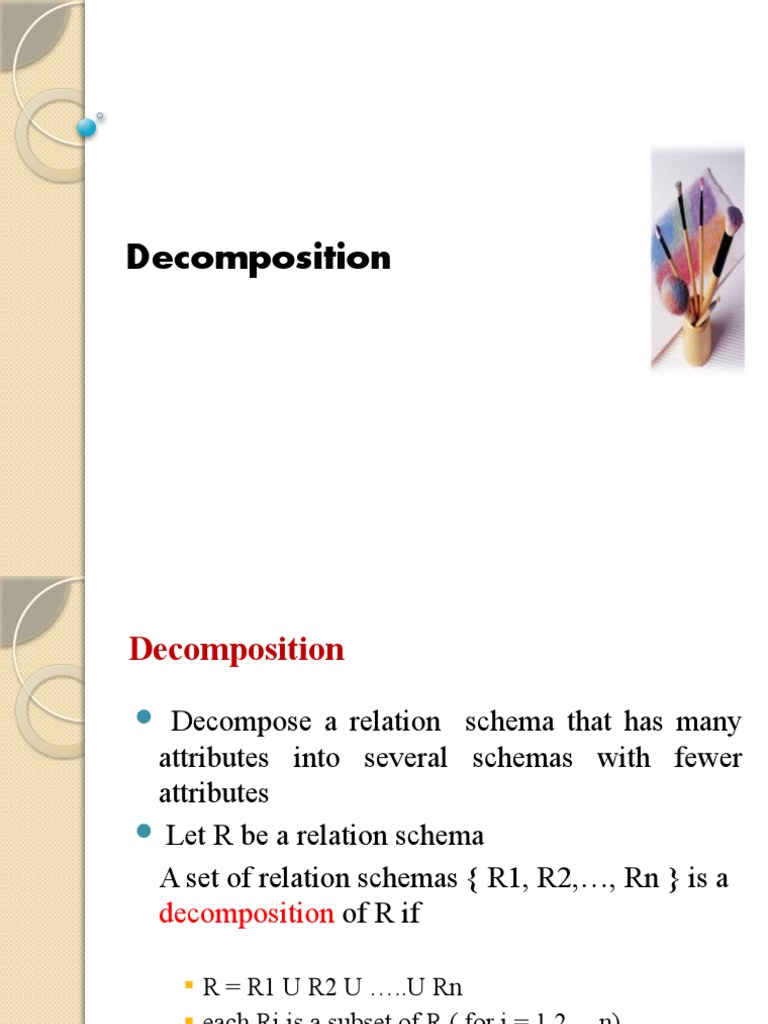 Decomposition | PDF | Data Management | Data