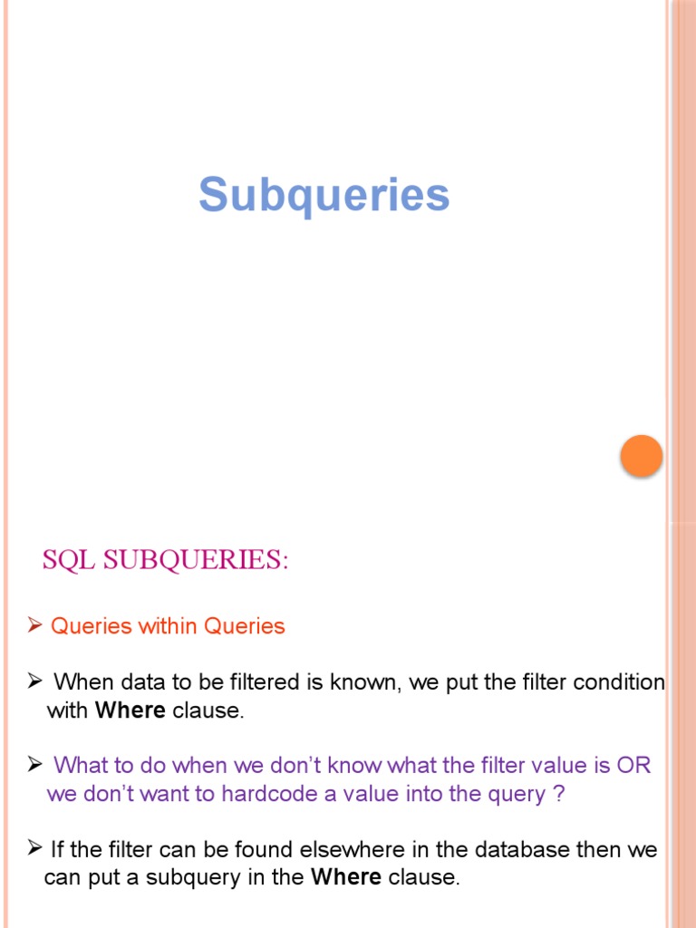 MRS Subqueries | PDF | Databases | Computer Programming