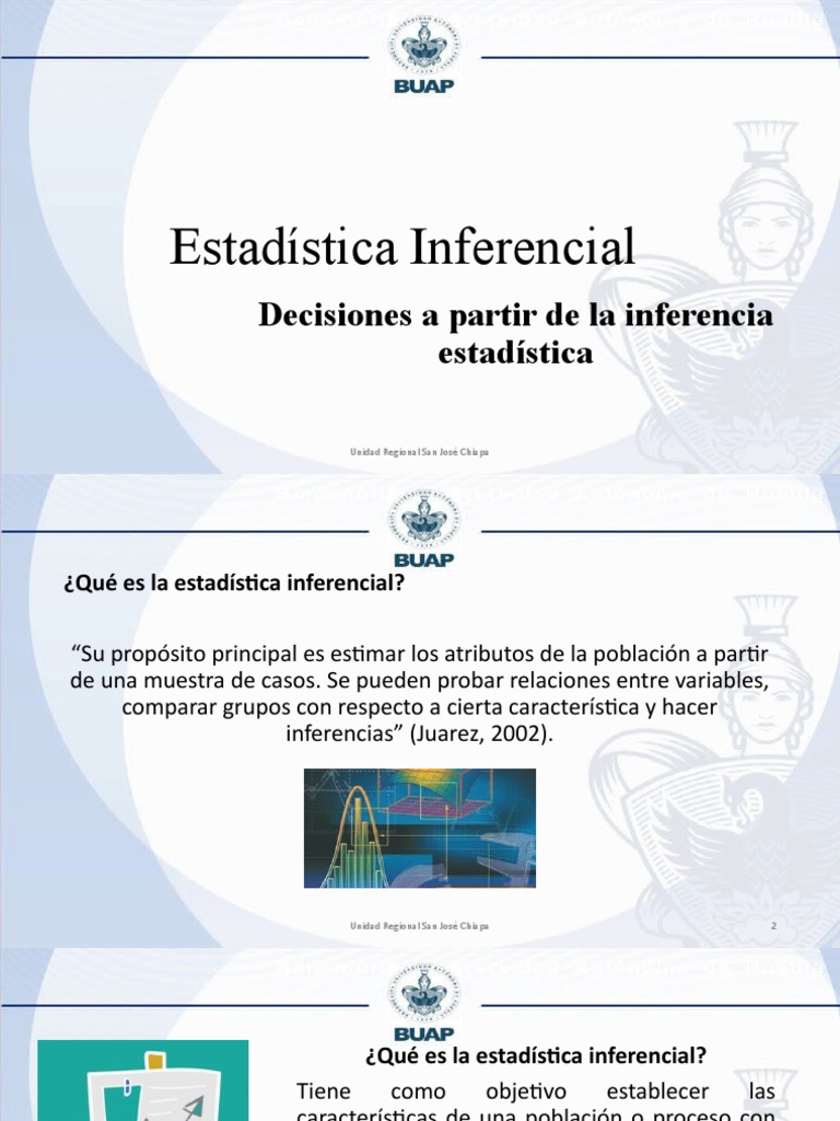 Introducción a la Estadística Inferencial | PDF | Estadísticas | Muestreo (Estadísticas)
