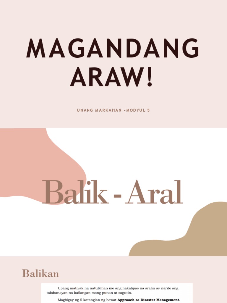 AP 10 Quarter 1 Module 5 | PDF