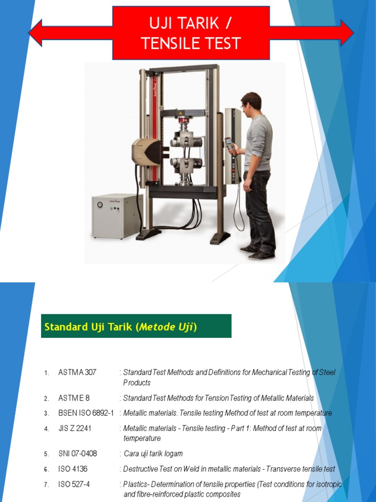 Materi DT - Tensile | PDF | Metode & Bahan Ajar