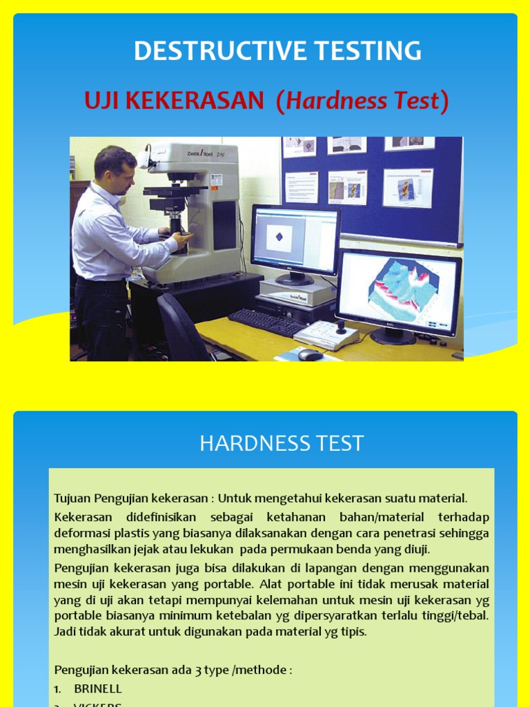Uji Kekerasan Brinell dan Vickers | PDF