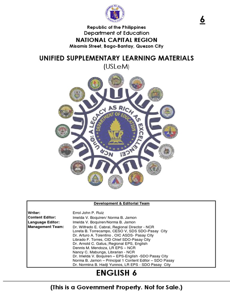 ENGLISH 6 - Q4 - Wk7 - USLeM RTP | PDF | Essays | Vaccines