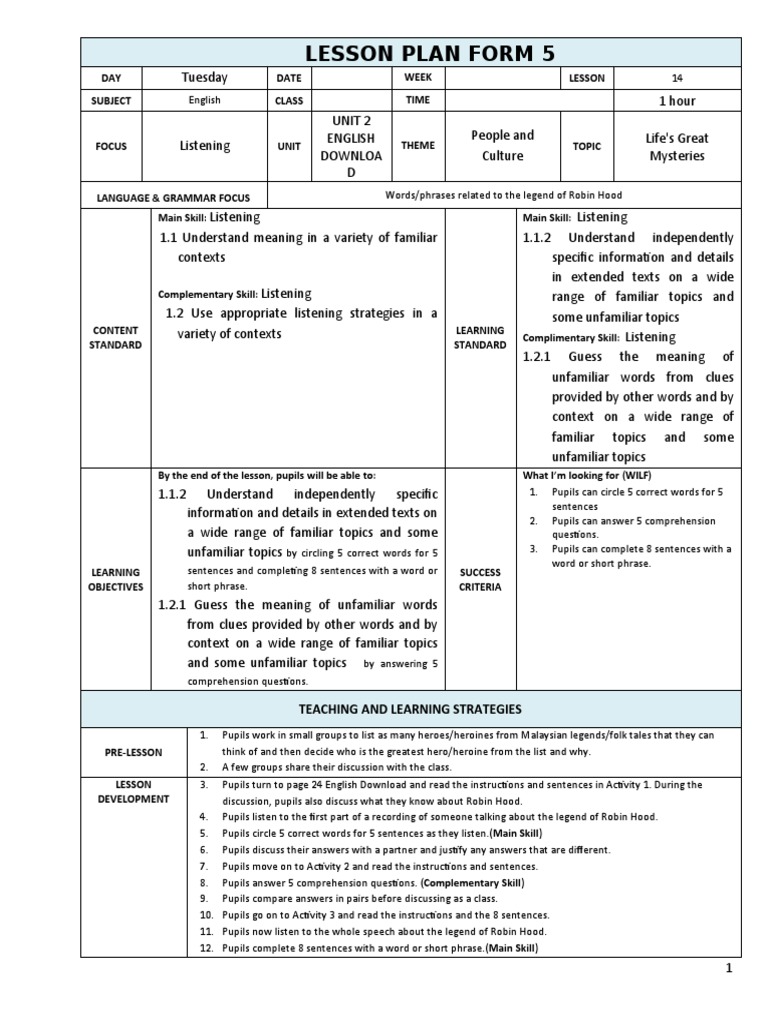 Lesson 14 Listening | PDF | Reading Comprehension | Cognitive Science