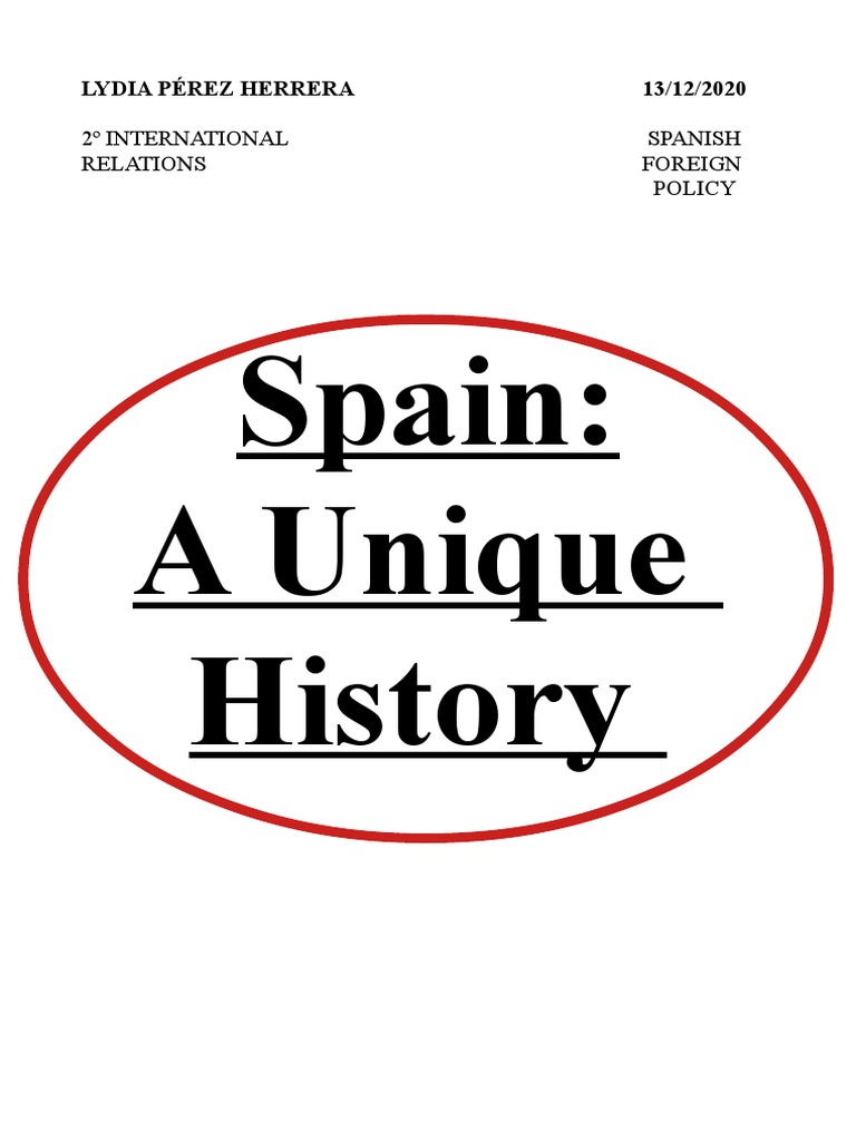 Analysis and Summary. SPAIN UNIQUE HISTORY | PDF | Francoist Spain ...