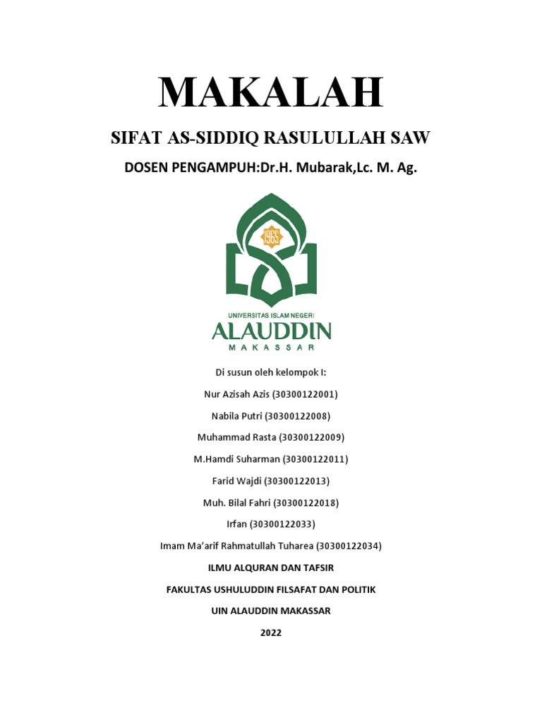 Makalah Aqidah | PDF