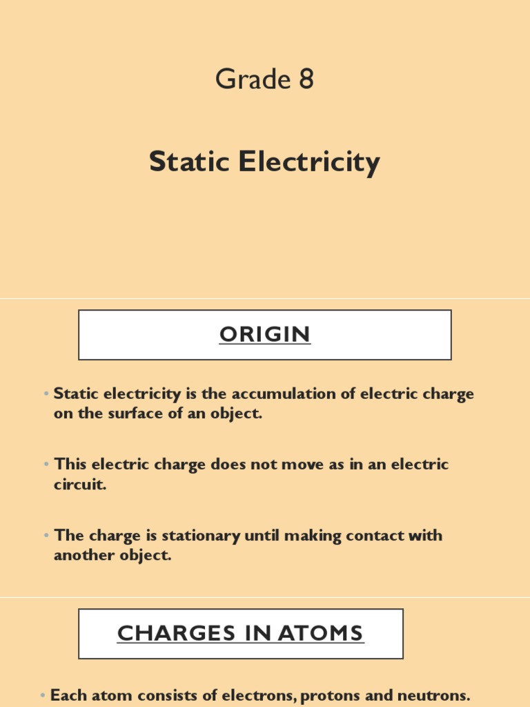 Electricity and Circuits Grade 8 Worksheet 1 | PDF | Electric Charge | Atomic Nucleus