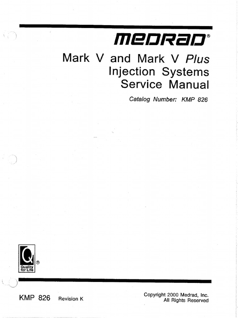 Medrad Mark V Plus Service Manual | PDF