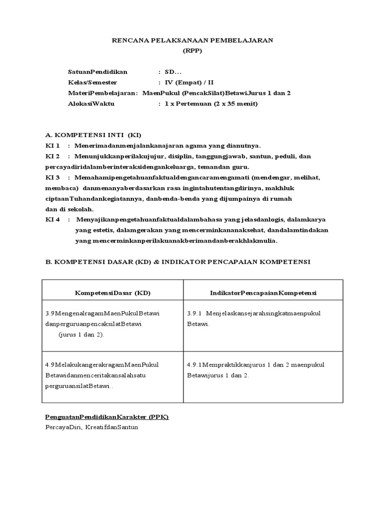 RPP KD 3.9 - KD 4.9 | PDF