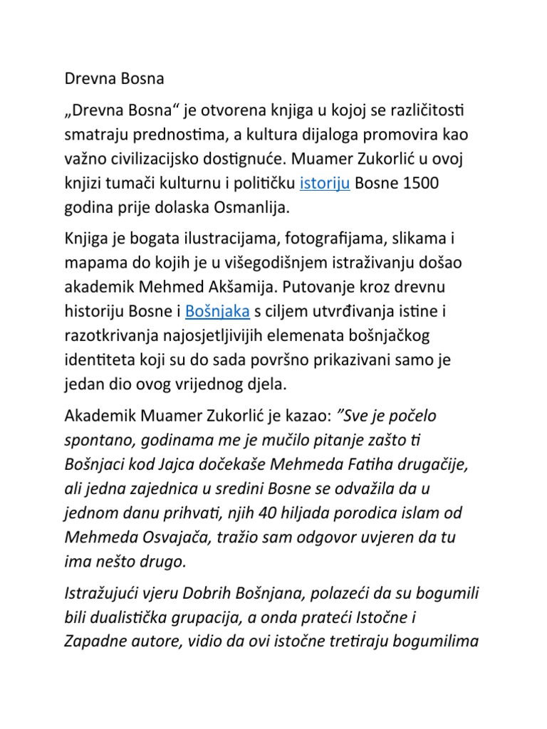 Drevna Bosna | PDF