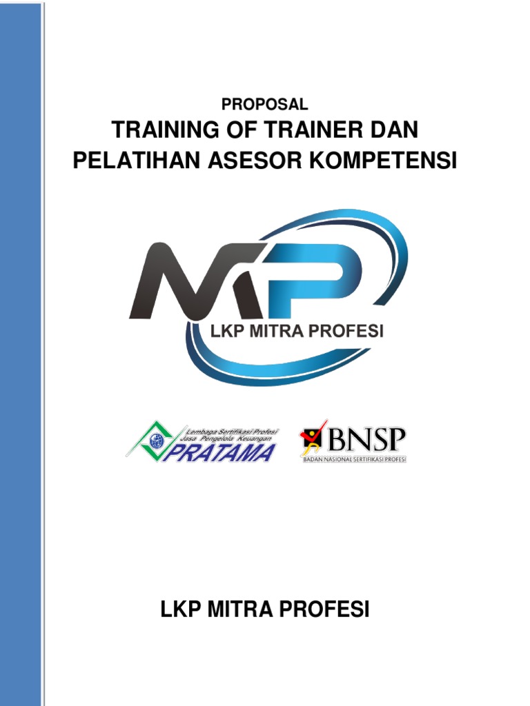 Proposal Training of Trainer ToT Dan Asesor | PDF