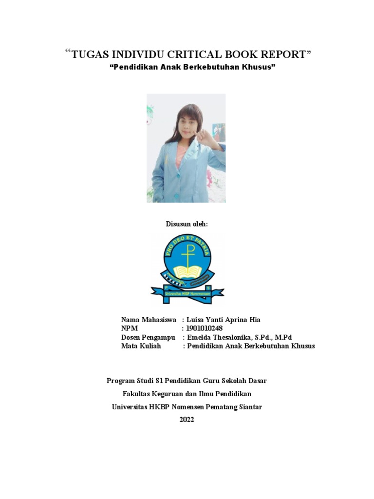 CBR Pendidikan ABK Luisa Hia | PDF