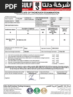 Wire Rope Test Certificate | PDF | Rope | Wire