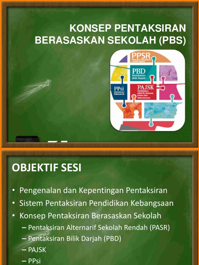 Konsep Pentaksiran Berasaskan Sekolah (PBS) | PDF