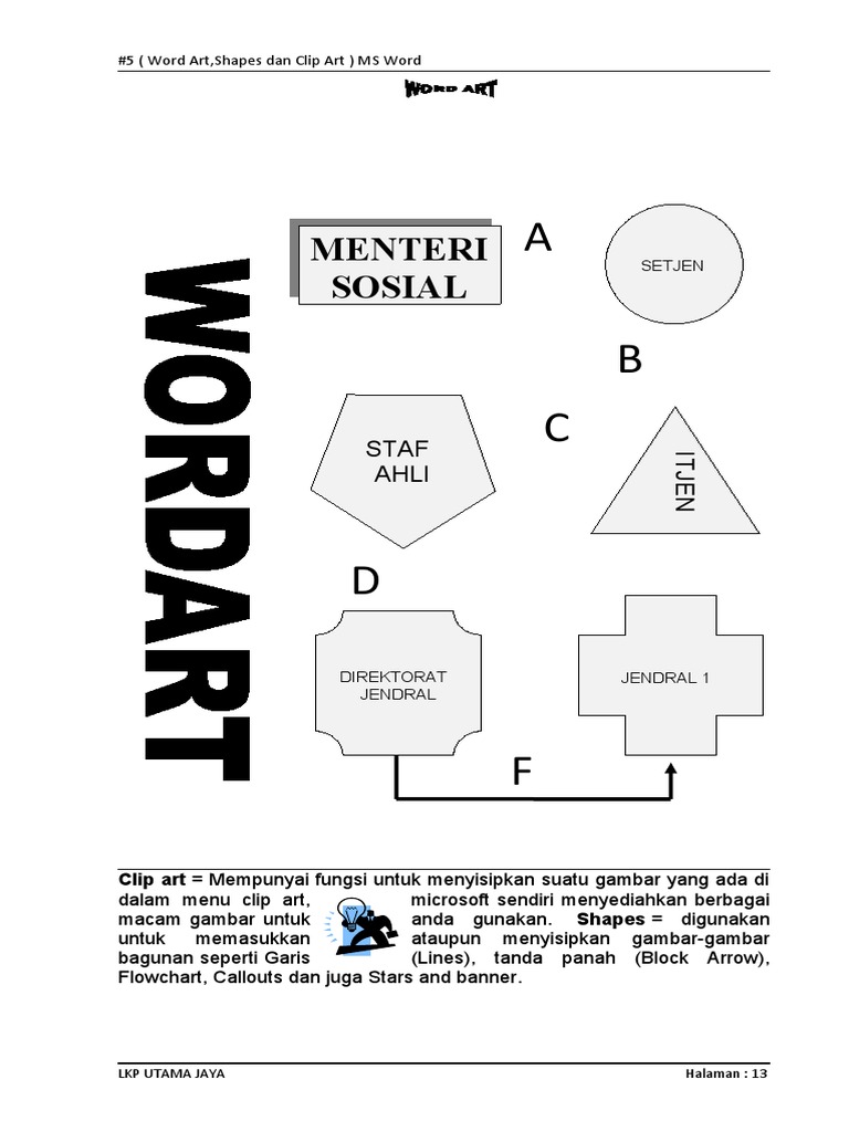 #5 (Word Art, Shapes Dan Clip Art) | PDF