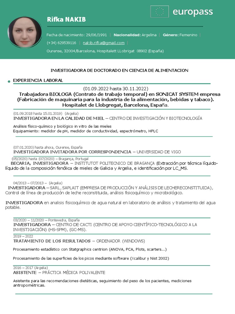 CV Rifka Es T Firmado | PDF