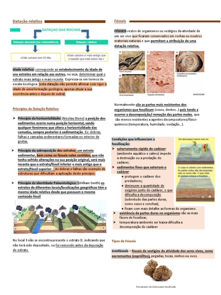 Resumo II - A Medida Do Tempo e A Idade Da Terra | PDF | Fóssil | Radioatividade