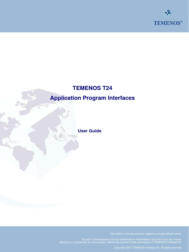Application Program Interfaces T24 | PDF | Subroutine | Parameter (Computer Programming)