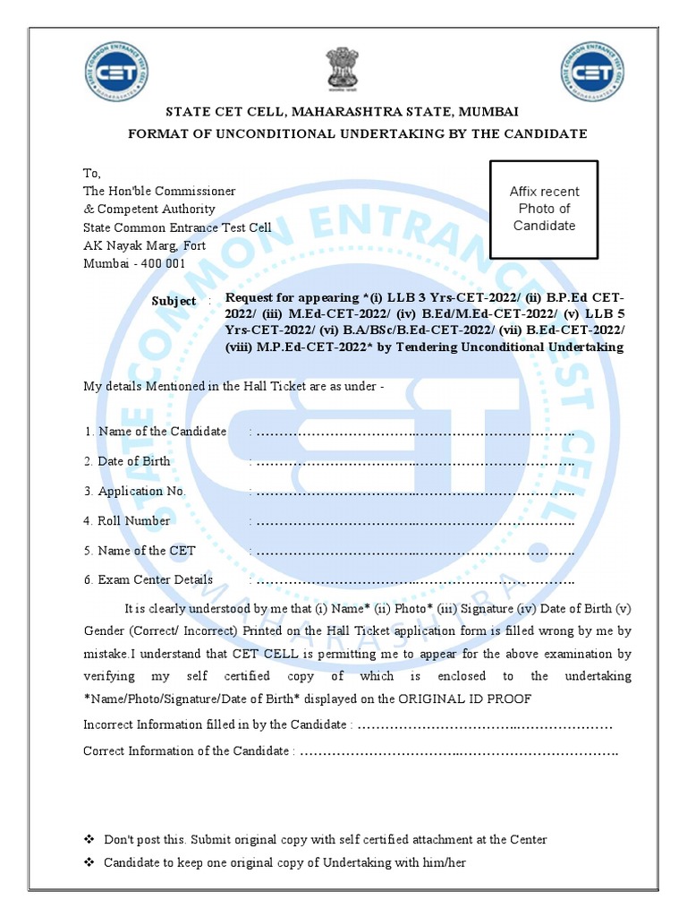 Unconditional Undertaking | PDF | Justice | Crime & Violence