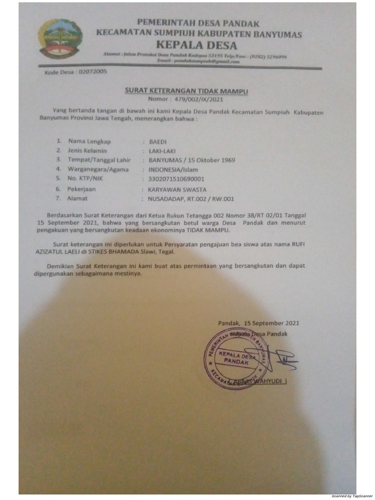 Pengajuan Beasiswa | PDF