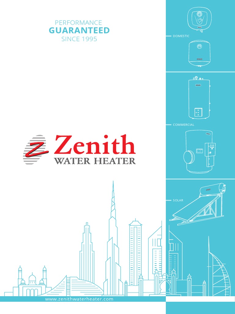 Zenith Catalog | PDF | Water Heating | Mains Electricity