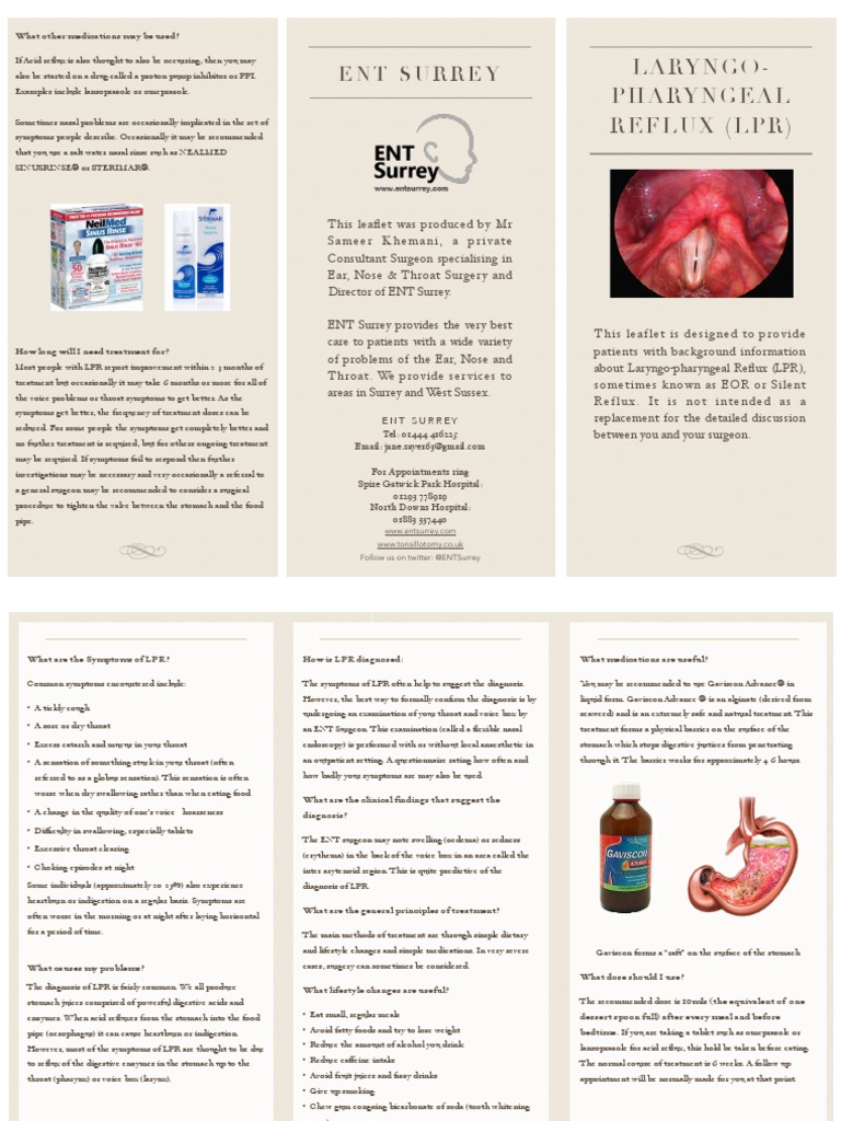 LPR v2 | PDF | Gastroesophageal Reflux Disease | Medical Specialties