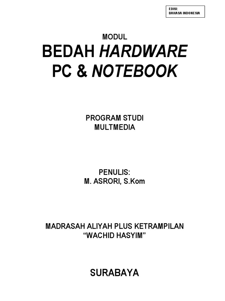 Modul Bedah Hardware PC & Notebook | PDF