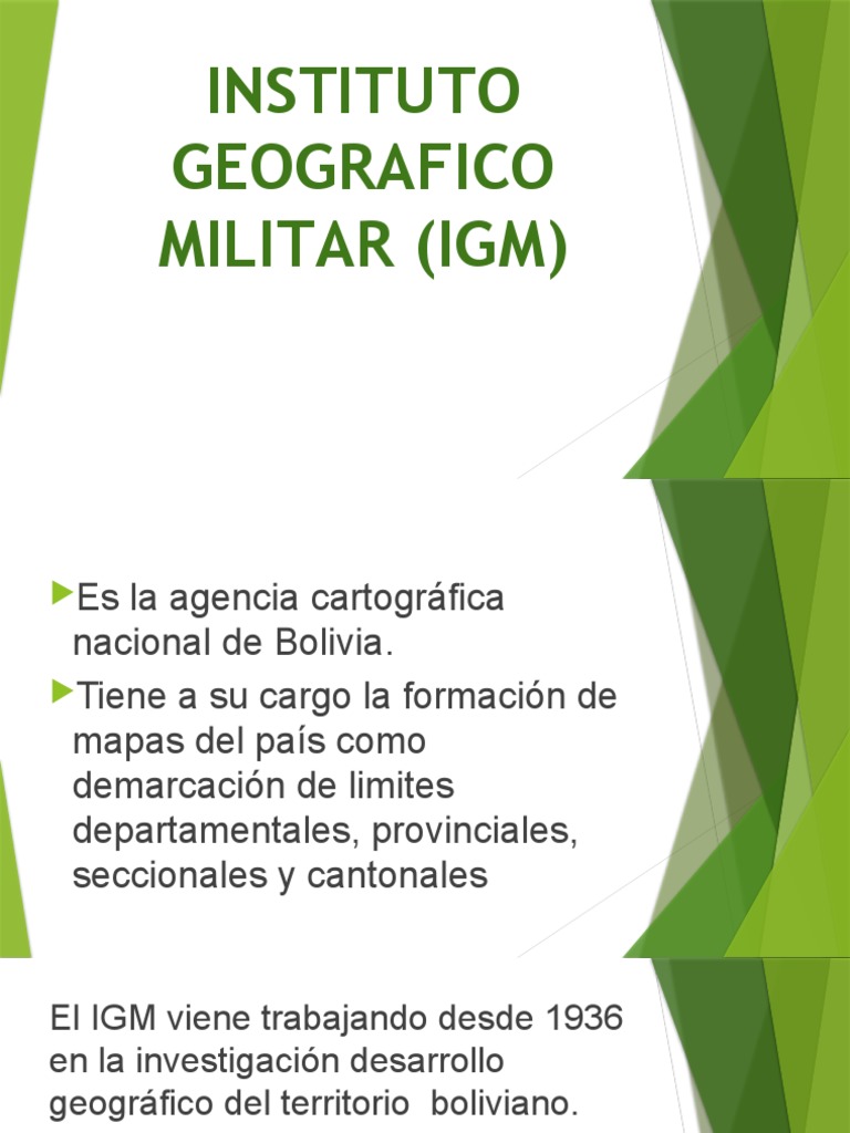 Instituto Geografico Militar (Igm) | PDF | Geodesia | Mapa