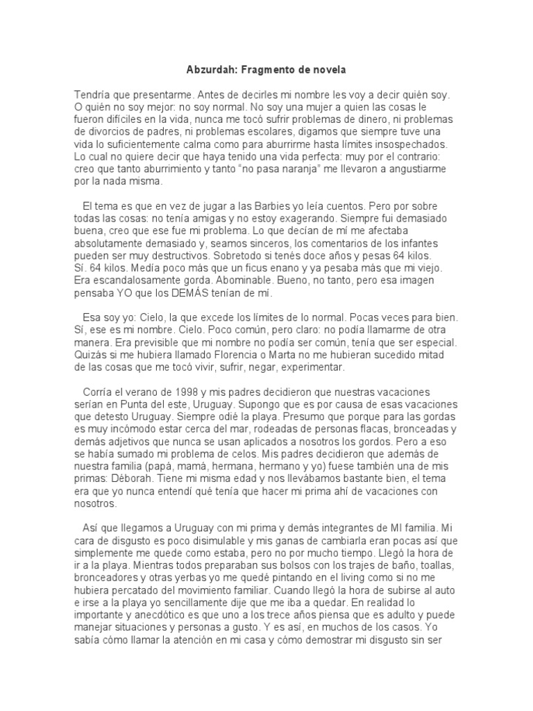 Fragmento Abzurdah | PDF