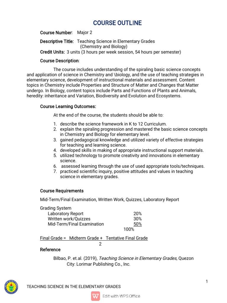 Module 1 in Teaching Science in Elementary | PDF | Teaching Method ...