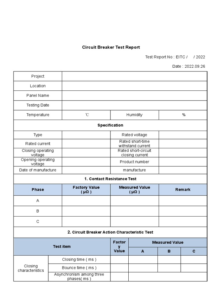 Test Report Form | PDF | Transformer | Components