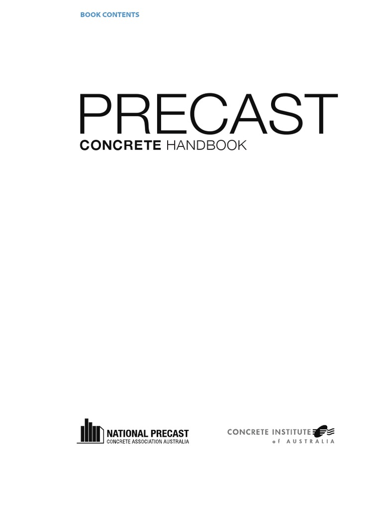 Precast Concrete Handbook | PDF | Concrete | Precast Concrete