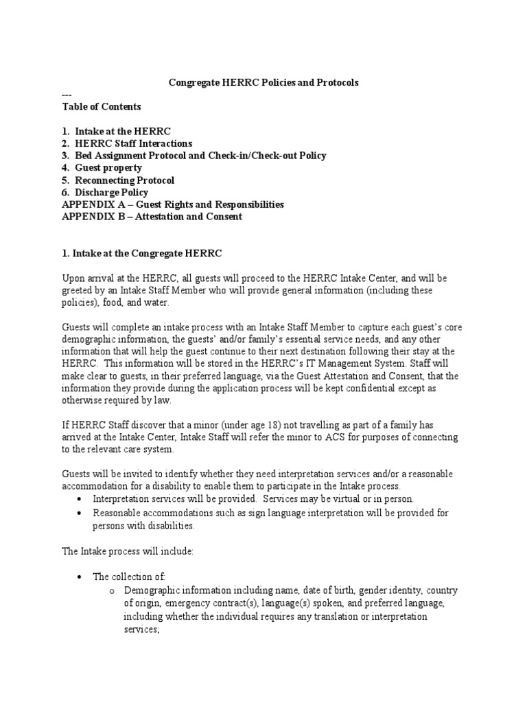 HERRC Guest Policies Guide | PDF | Disability | Justice