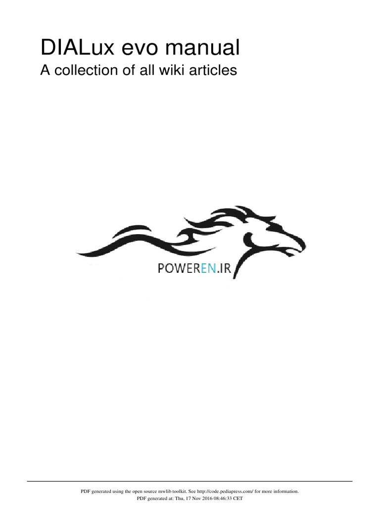 DIALux evo Manual & Features | PDF | Lighting | Software Bug