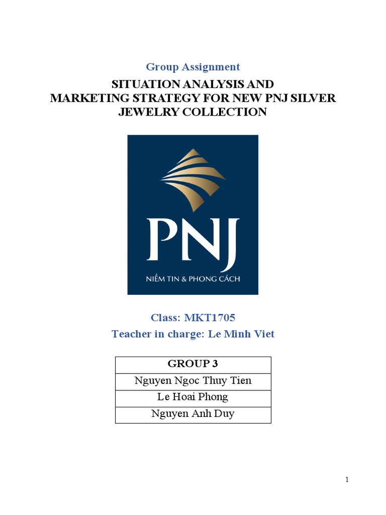 Group Assignment - Group 3 - PNJ | PDF | Brand | Luxury Goods
