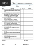 Porta Cabin Inspection Checklist | PDF | Ac Power Plugs And Sockets ...