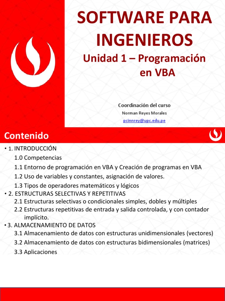 01 - 01 Programación en VBA | PDF | Visual Basic para Aplicaciones ...
