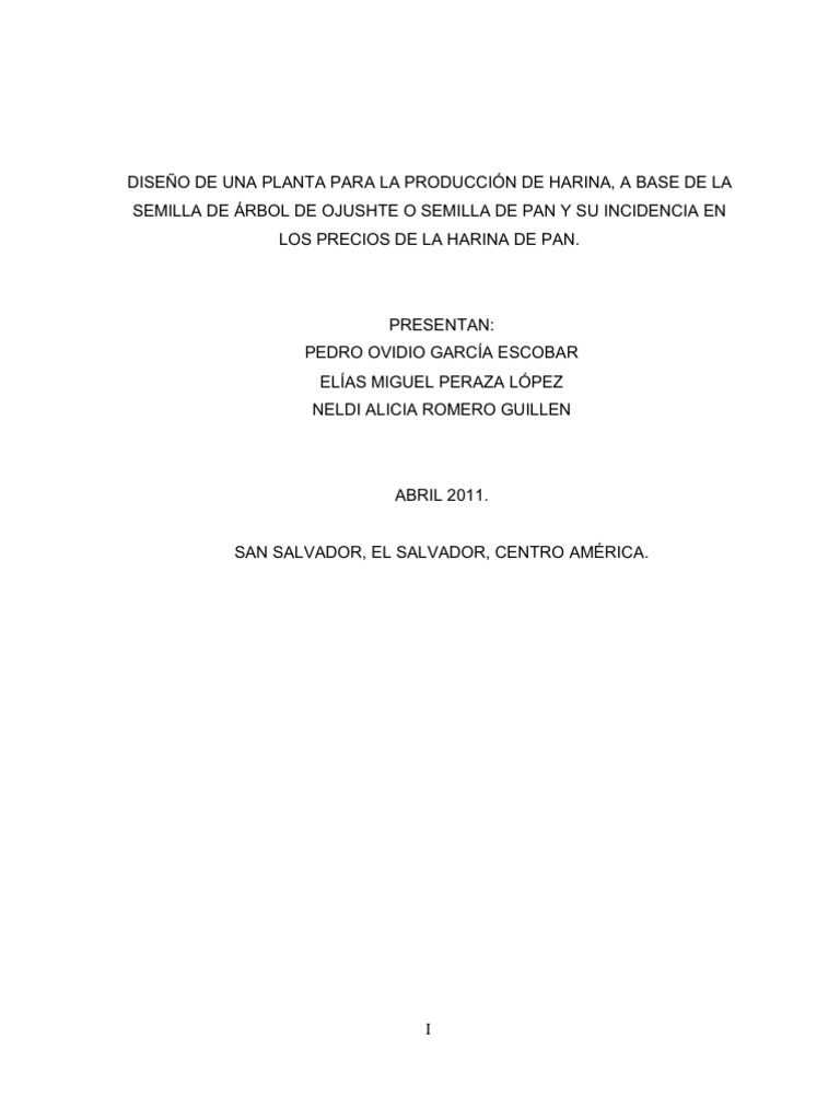 Harina de Ojushte | PDF | Naturaleza | Naturaleza