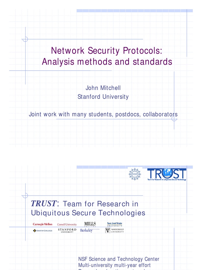Slides John Mitchell | PDF | Transport Layer Security | Public Key Cryptography